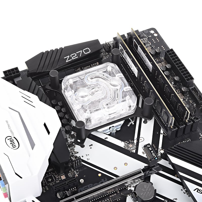 Alphacool CPU Ice Block XPX Intel/AMD Polished Clear Version ...