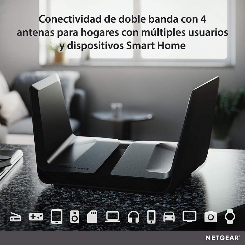 Netgear Nighthawk AX80 Router WiFi AX6000 Dual Band | PcComponentes.com