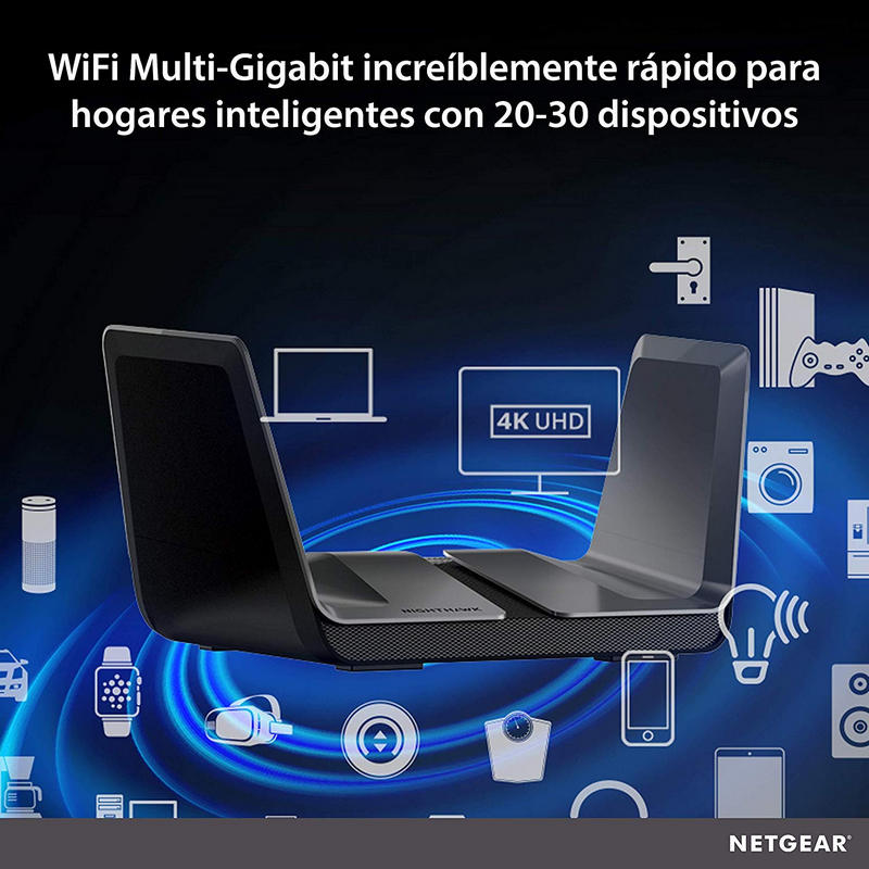Netgear Nighthawk AX80 Router WiFi AX6000 Dual Band | PcComponentes.com