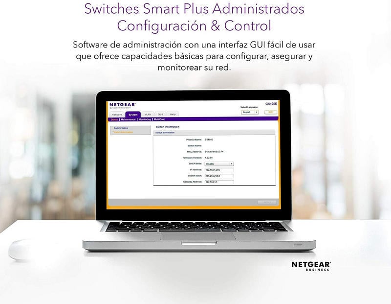 Netgear Nighthawk SX10 Switch Gaming 8 Puertos Gigabit Ethernet con 2 ...