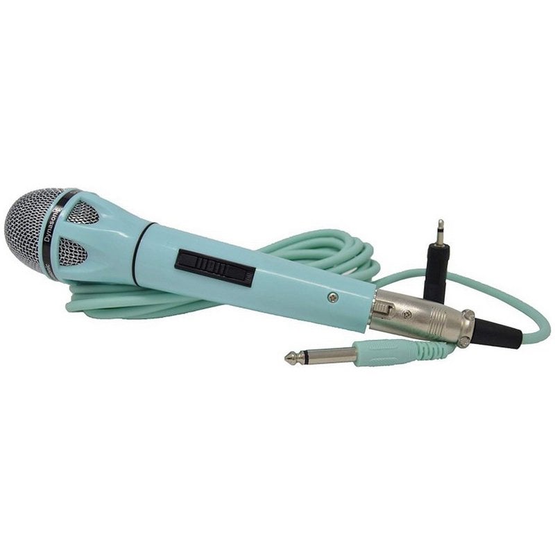 Dynasonic Pop DS-1806 Micrófono Karaoke Azul Claro | PcComponentes.com