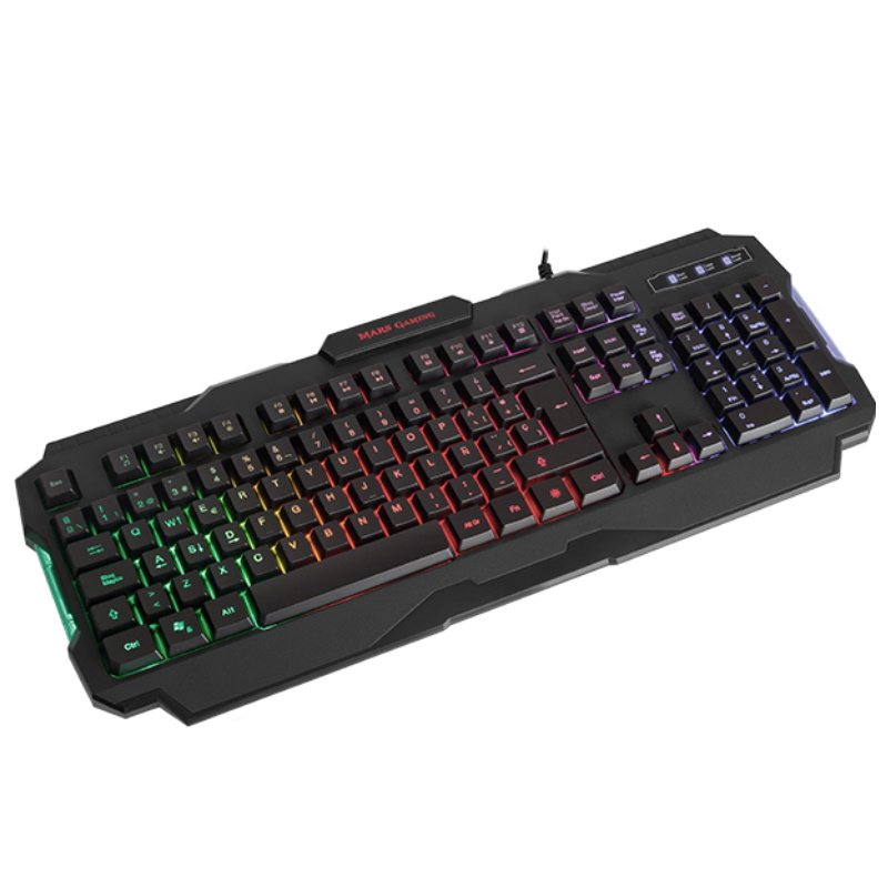 Mars Gaming MRK0 RGB Teclado Gaming Retroiluminado Portugués ...