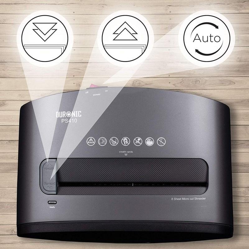 Duronic PS410 Destructora de Papel Microcorte 14L | PcComponentes.com