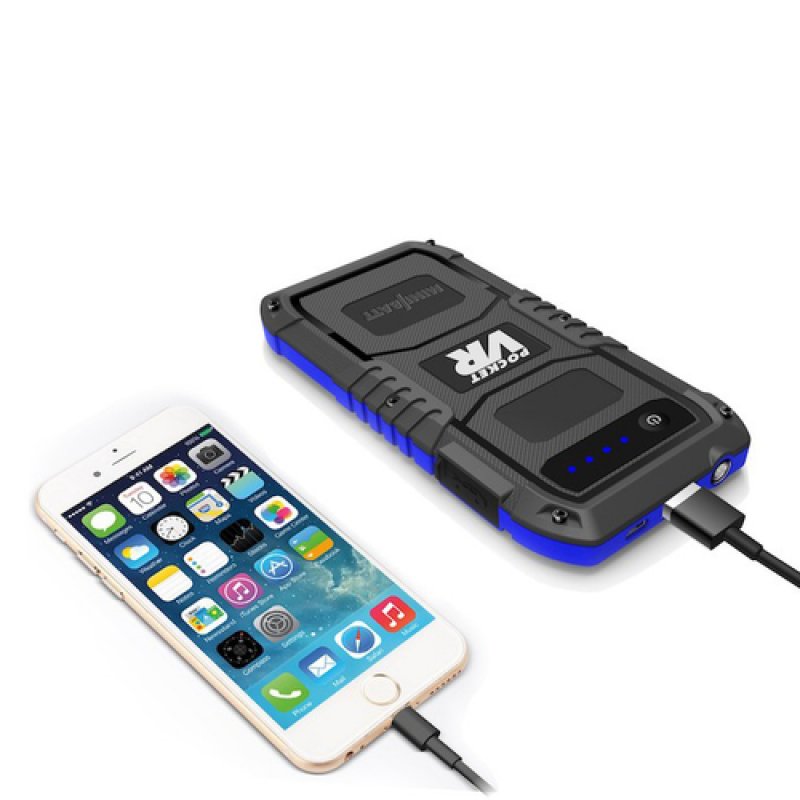 MiniBatt POCKET VR Mini Arrancador Batería + Pinzas Inteligentes 4.000 ...