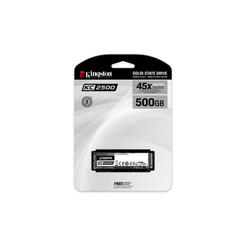Kingston KC2500 500GB SSD NVMe PCIe M.2 | PcComponentes.com