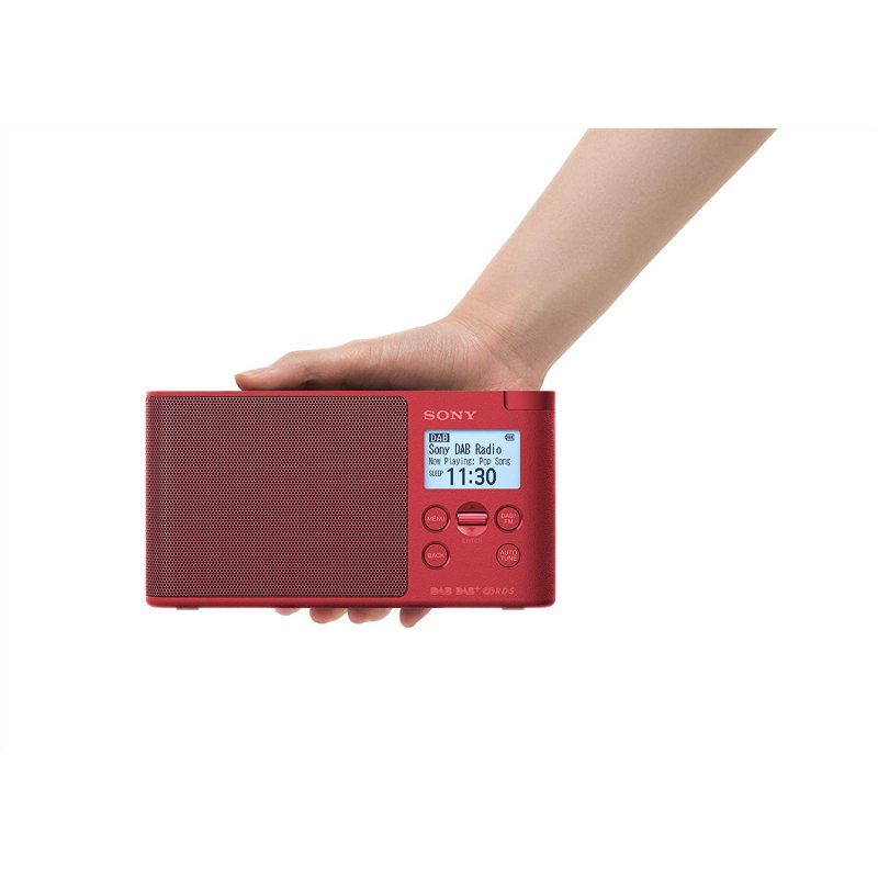 Sony XDR-S41D Radio Digital DAB/FM Roja | PcComponentes.com