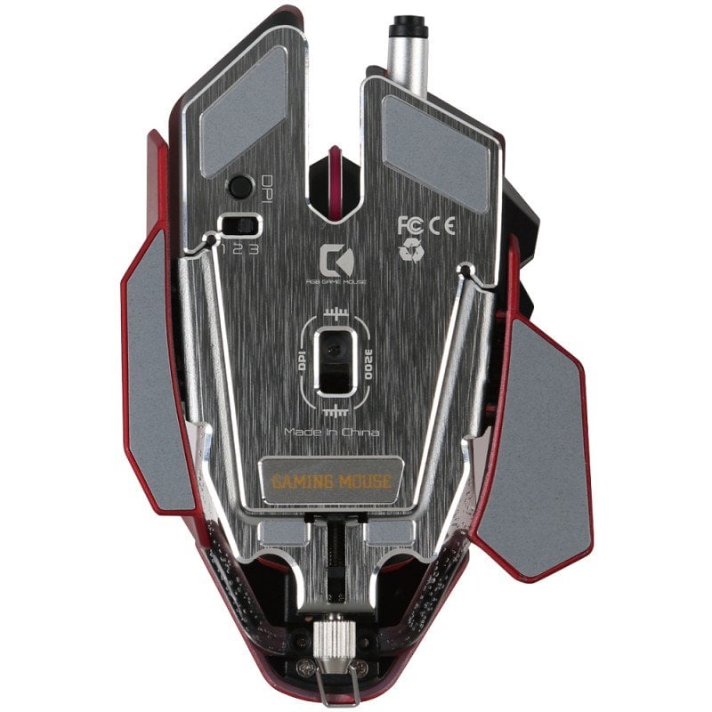 Scorpion MA-G980 Ratón Gaming RGB 6000 DPI Negro | PcComponentes.com