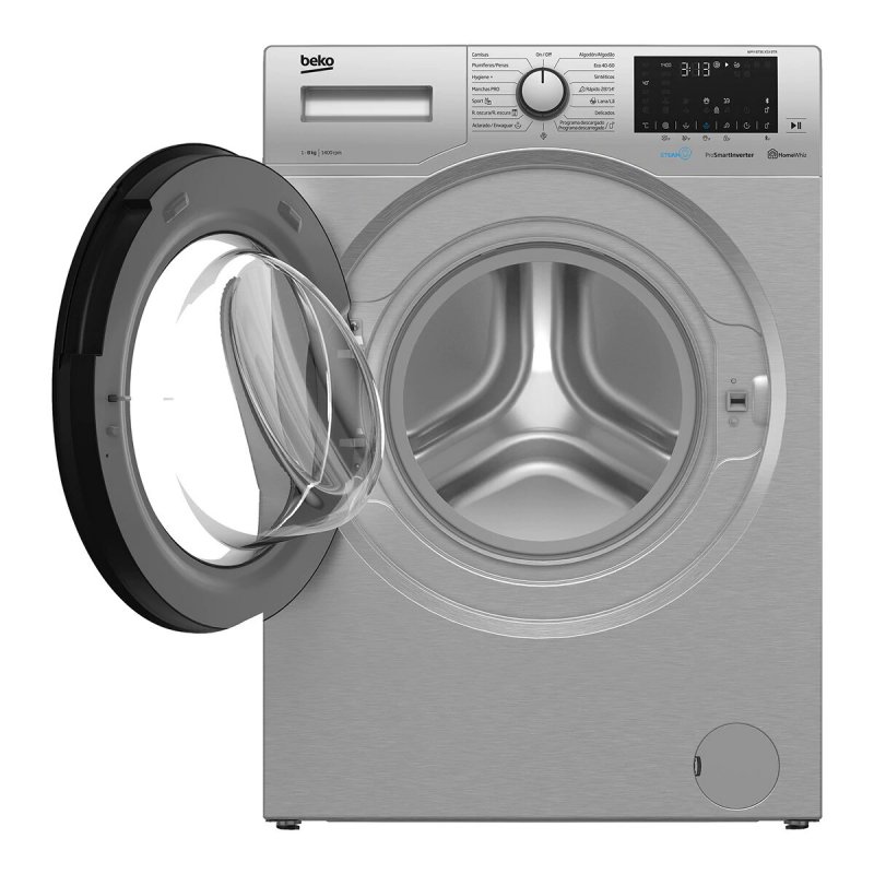 Beko WMY 8736 XSX BTR Lavadora Carga Frontal 8Kg C Acero Inoxidable ...