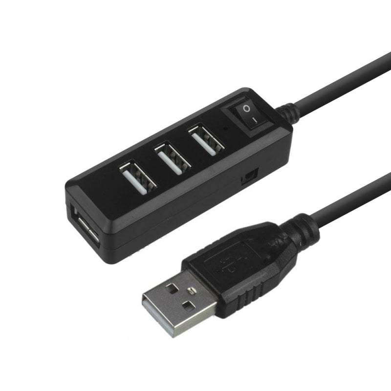 Unotec Hub USB con Cable 10m Negro | PcComponentes.com