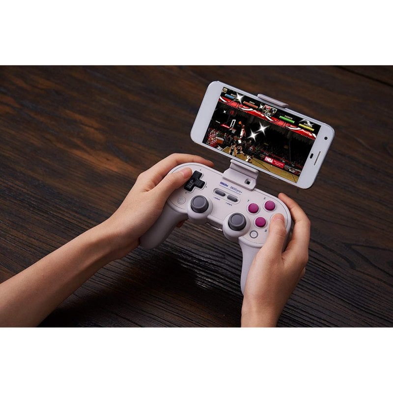 8Bitdo SN30 Pro+ Smartphone Clip Gris | Oferta PcDays