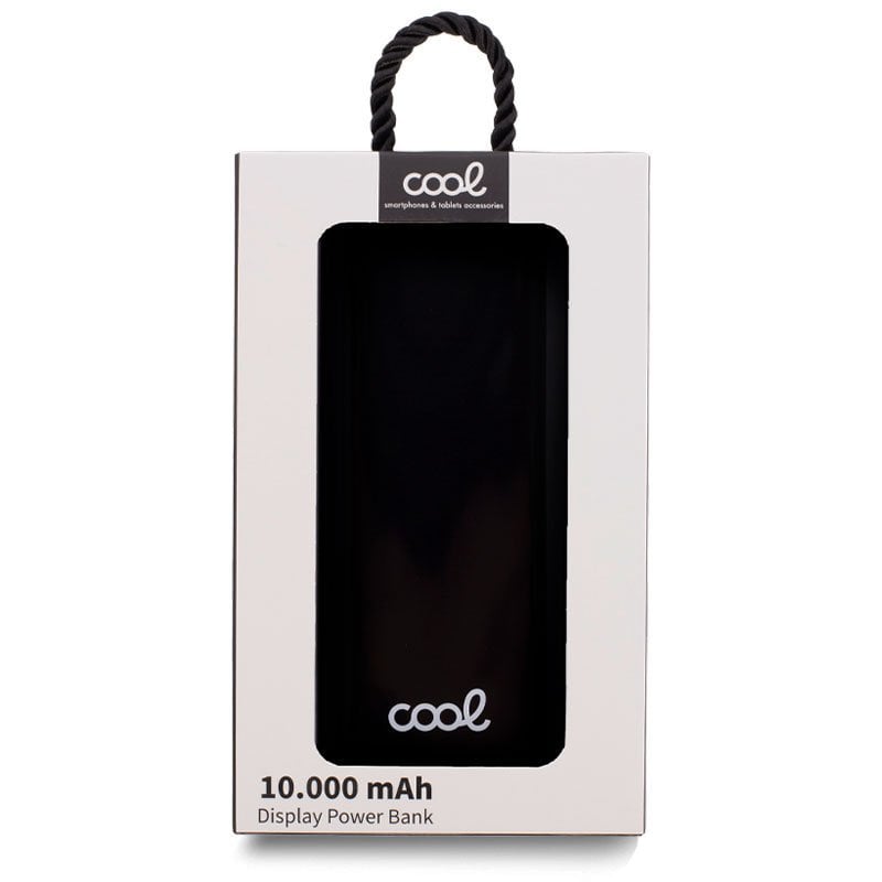 Cool Powerbank Display 10000mAh 2xUSB Negro-Azul | PcComponentes.com