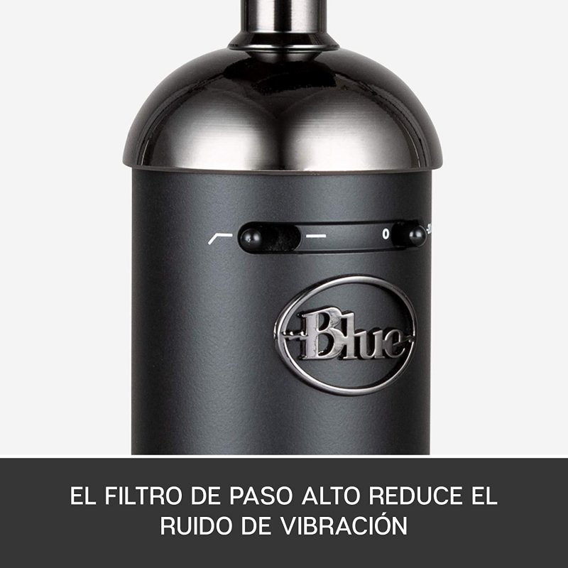 Blue Microphones Spark Blackout SL Micrófono XLR de Condensador para ...
