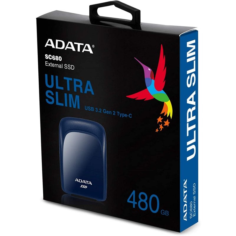 Adata SC680 2.5" SSD 480GB USB-C Azul | PcComponentes.com