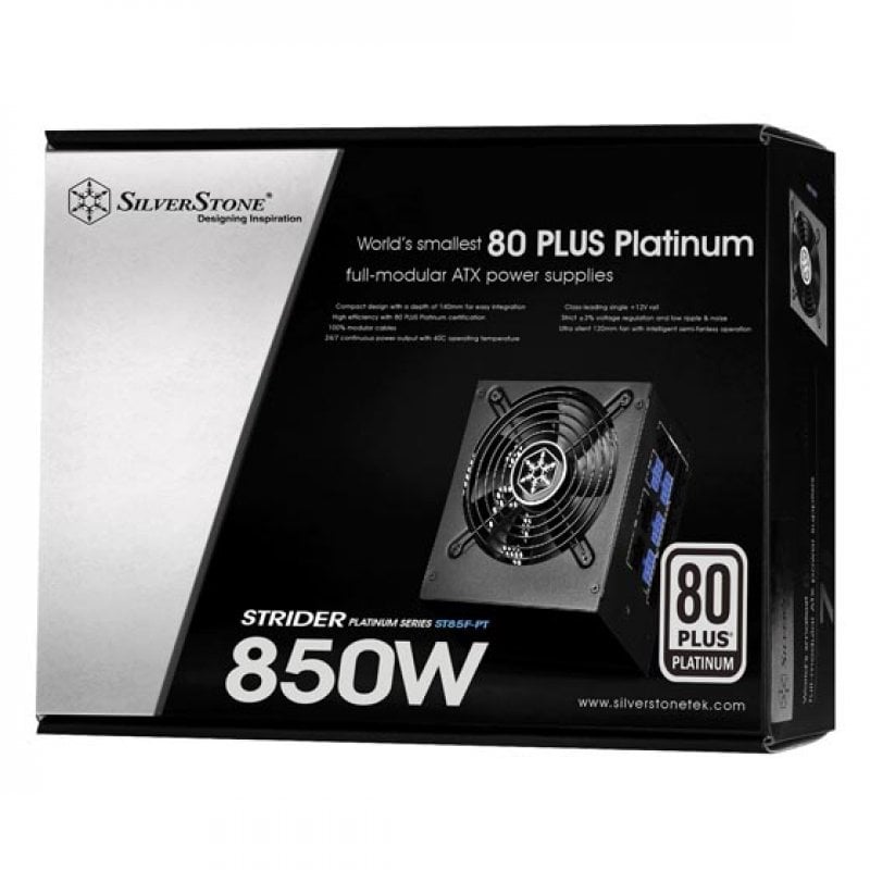 SilverStone ST85F-PT 850W 80 Plus Platinum Modular | PcComponentes.com