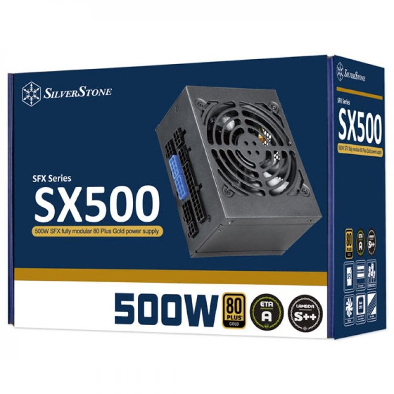 SilverStone SX500-G 500W 80 Plus Gold Modulaire | PcComponentes.fr