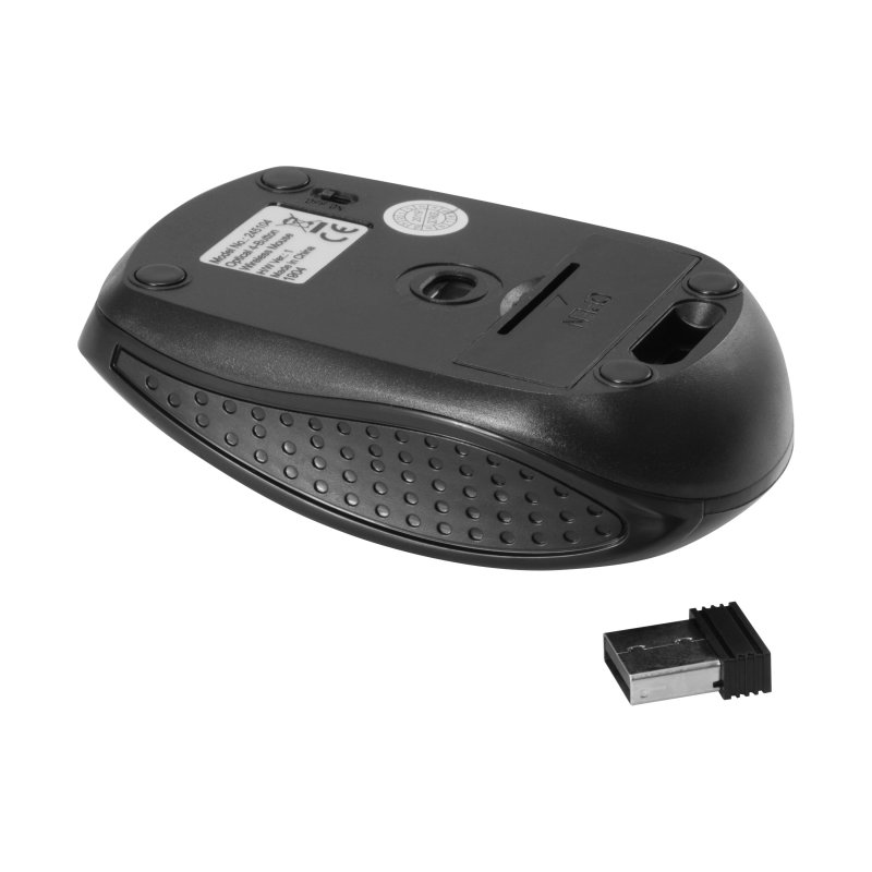 Equip Life Mini Ratón Óptico Inalámbrico 1600 DPI Negro | PcComponentes.com