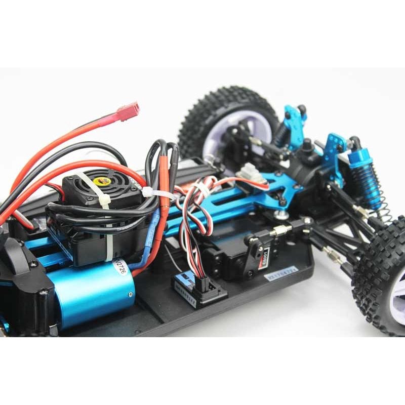 HSP XSTR Pro Coche Eléctrico Buggy 1/10 4WD 2726KV Azul/Amarillo/Blanco ...