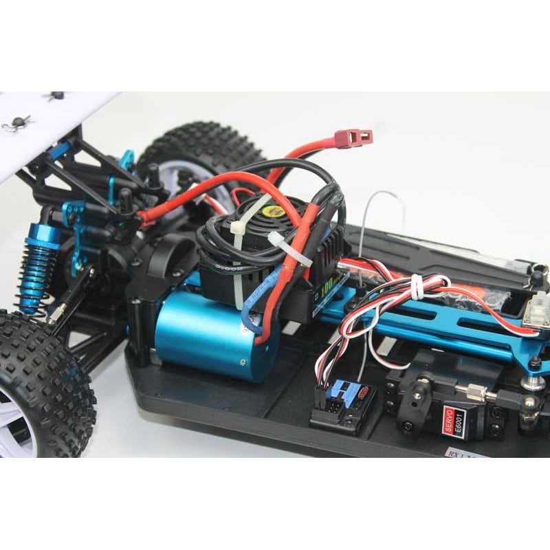 HSP XSTR Pro Coche Eléctrico Buggy 1/10 4WD 2726KV Azul/Blanco/Negro ...