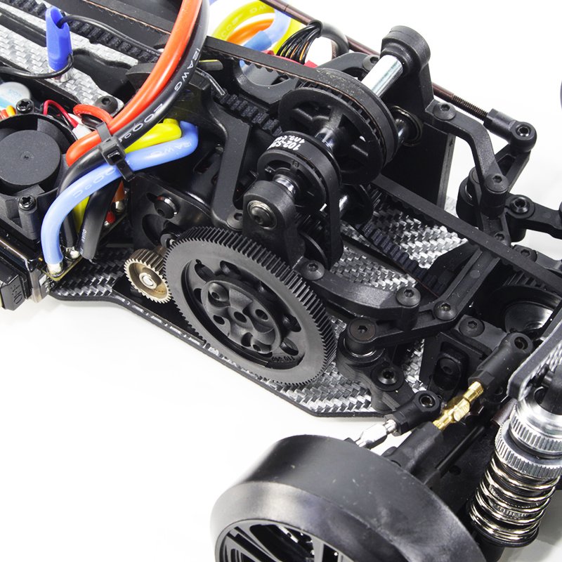 Team Magic E4D MF Coche Eléctrico Drift 4X4 5750KV Plateado ...