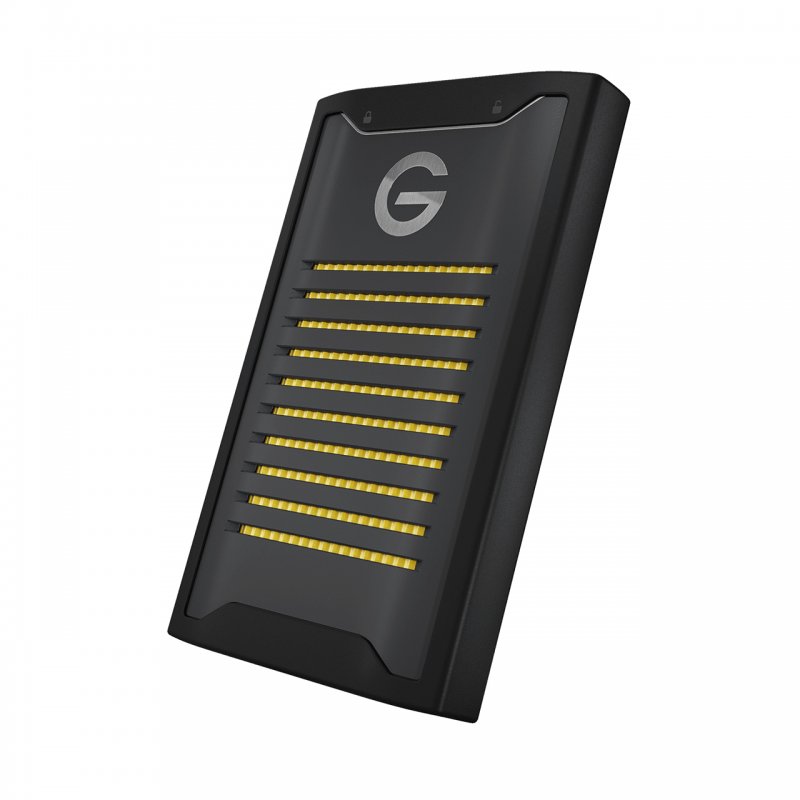 G-Technology SSD NVMe 2TB con Cifrado ArmorLock USB-C Negro/Amarillo ...