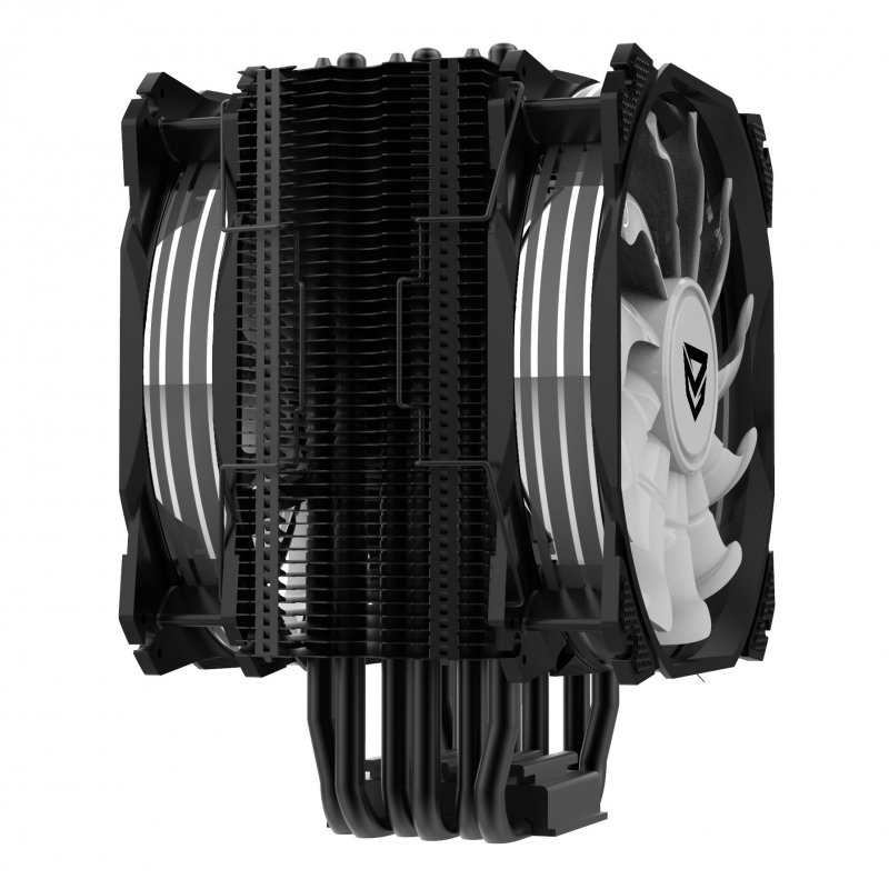 Nfortec SCULPTOR 6Pipes ARGB Ventilador CPU 120mm Negro | PcComponentes.com