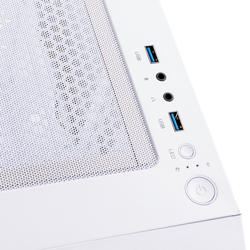 BitFenix Nova Mesh SE TG Cristal Templado USB 3.1 ARGB Blanca ...