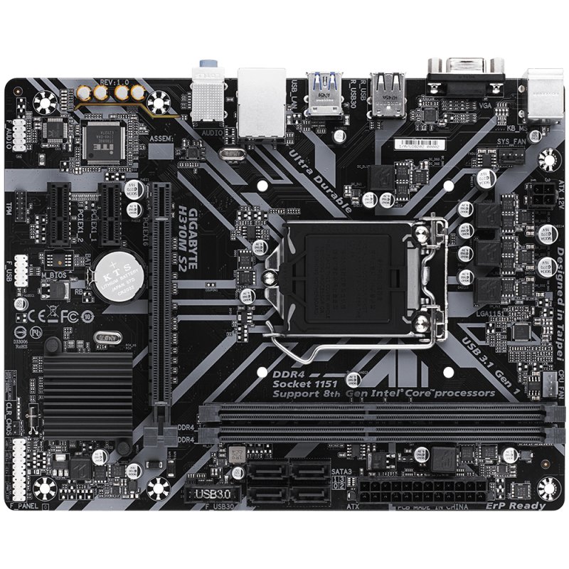 Gigabyte H310M S2 Rev. 1.0 | PcComponentes.com