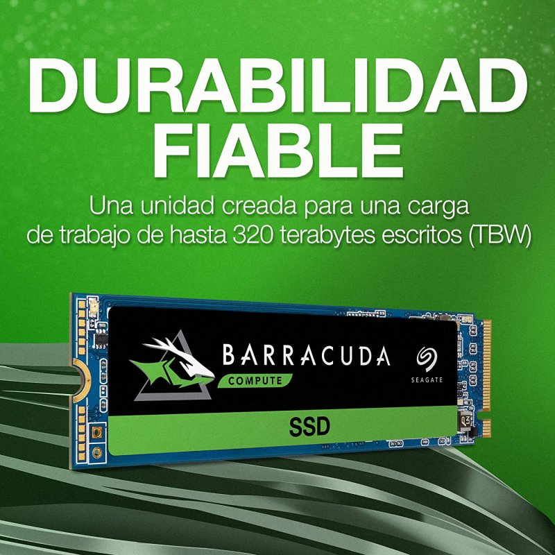 Seagate BarraCuda 510 SSD 500GB M.2 NVMe 3D TLC | PcComponentes.com