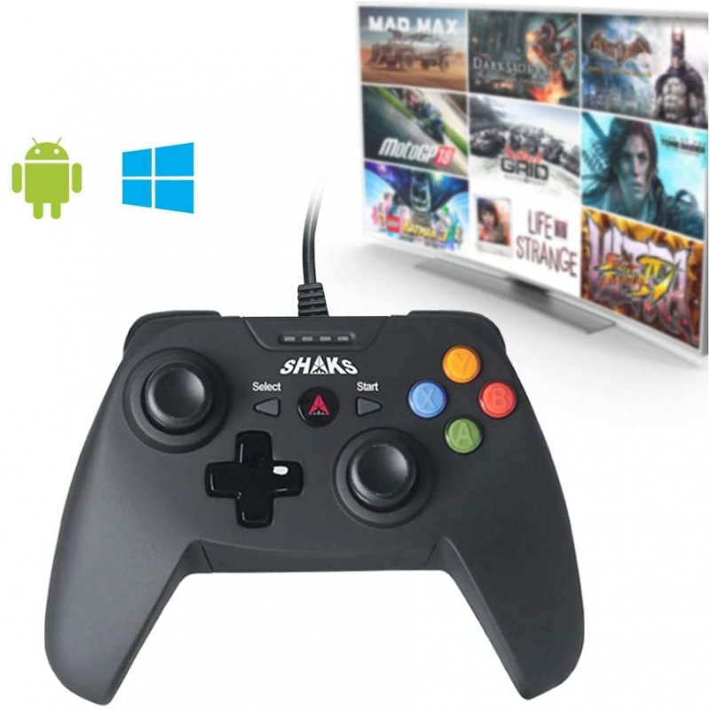 Shaks S0 Mando con Cable Multiplataforma Negro | PcComponentes.com