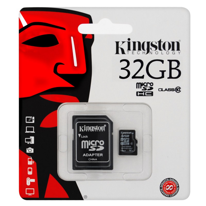 32 Gb Micro Sd Card Kingston Canvas Select 32GB MicroSD Card - 80MB/s ...