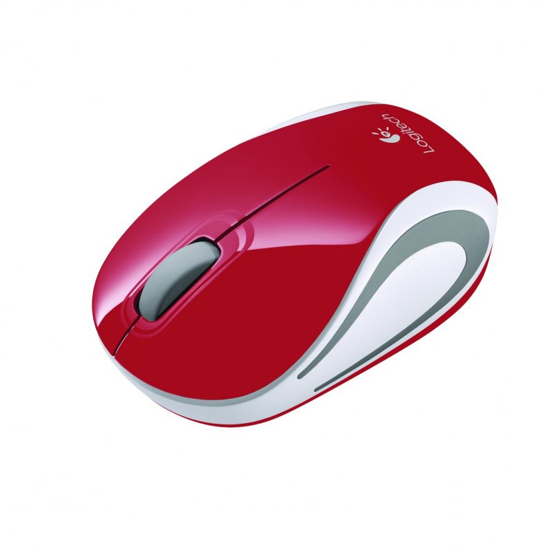 Logitech M187 Ratón Inalámbrico Mini Rojo | PcComponentes.com