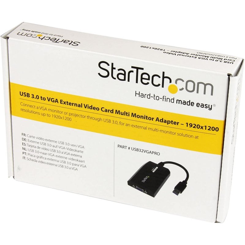 StarTech USB32VGAPRO Adaptador USB 3.0 a VGA | PcComponentes.com