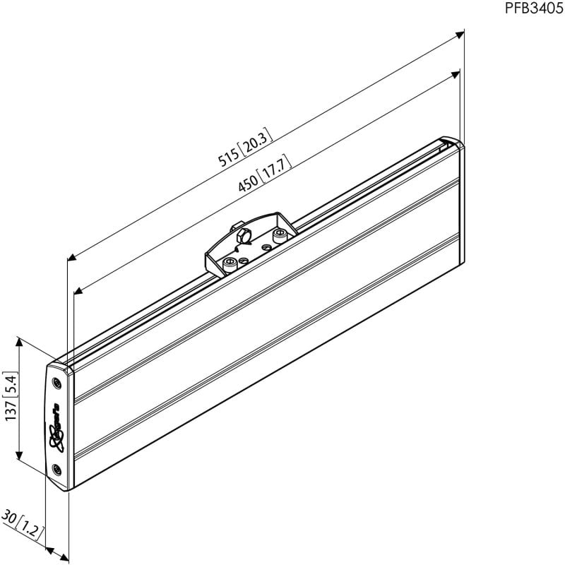 Vogels PFB 3405 Interface Bar 515mm