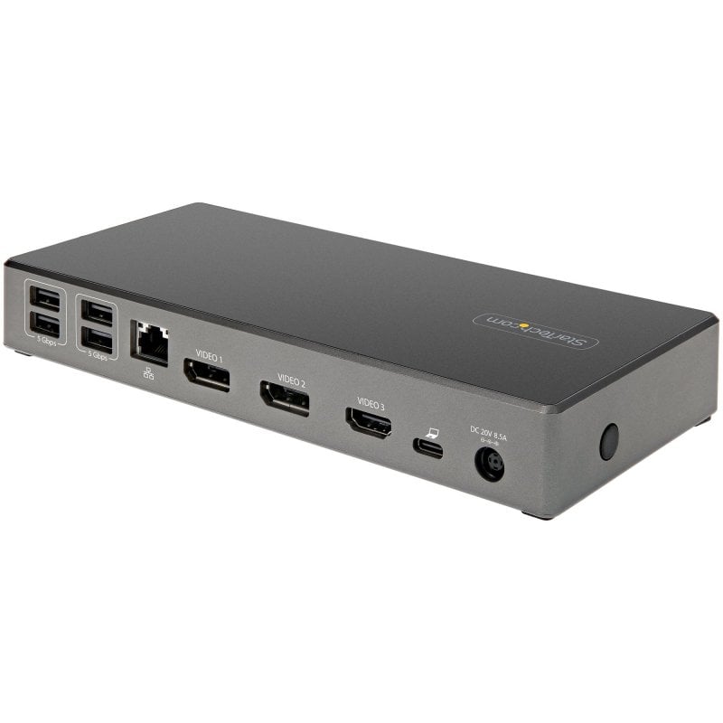 StarTech Dock USB-C para 3 Monitores con 100W de Entrega de ...
