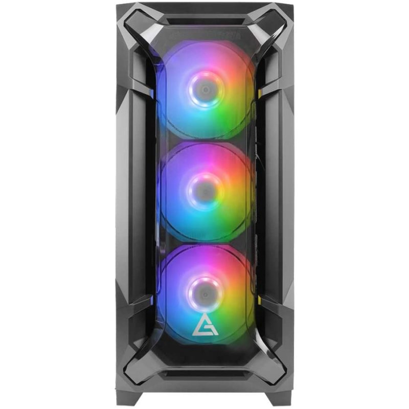 Antec DF600 Flux Cristal Templado USB 3.0 Negra