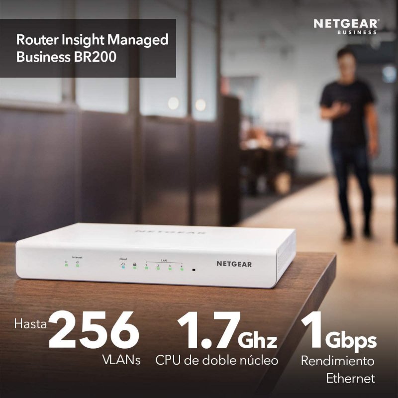 Netgear BR200 Router VPN Gigabit con IPsec | PcComponentes.com