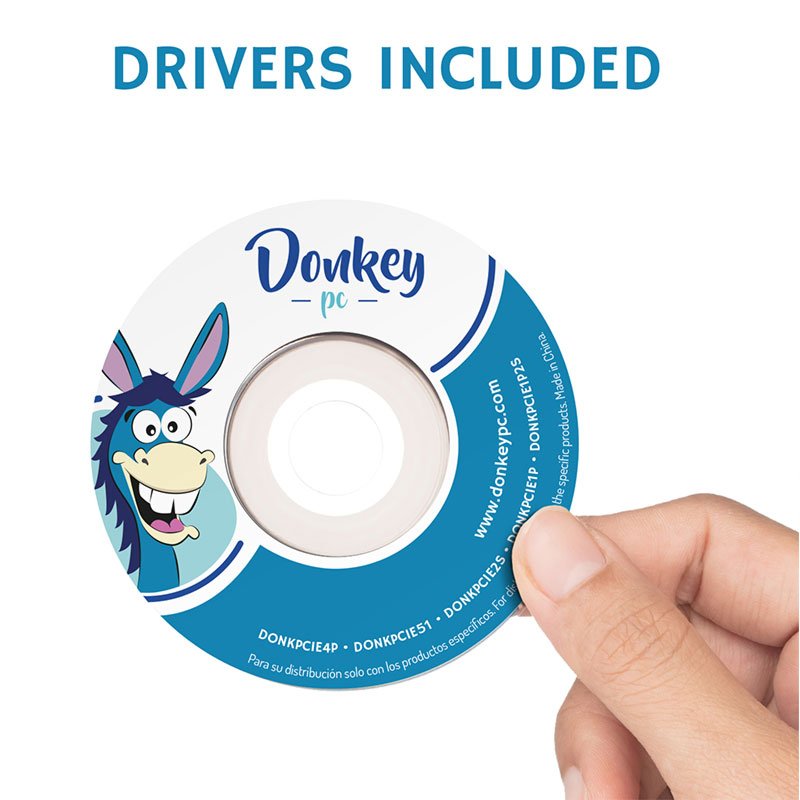 Donkey Pc DONKPCIE2P3 Tarjeta PCIe 2 Puertos USB 3.0 | PcComponentes.com