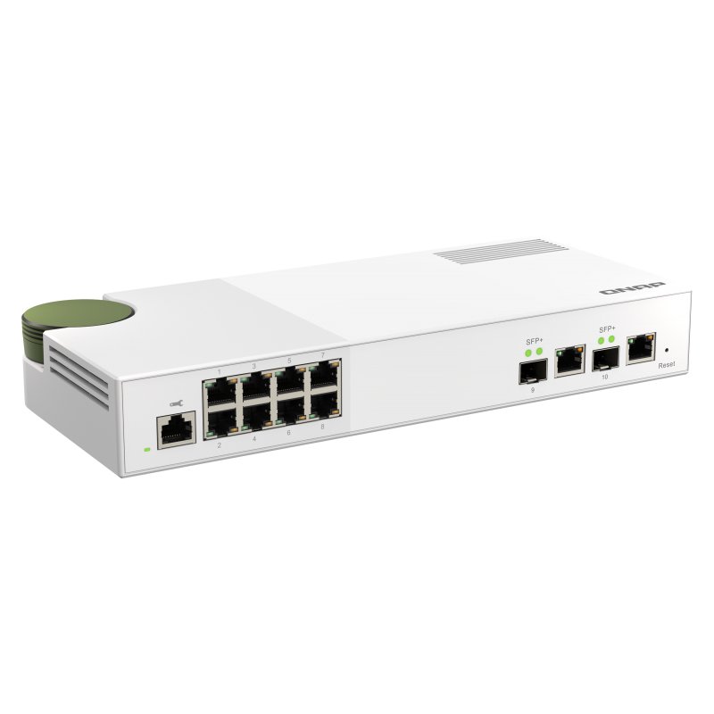 QNAP QSW-M2108-2C Switch Gestionable por Web de Capa 2 de 10GbE y 2 ...