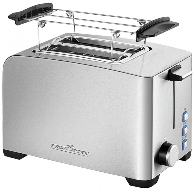 ProfiCook TA 1082 Tostadora 2 Rebanadas 850W Plateada | PcComponentes.com