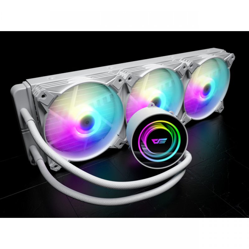 DarkFlash DX360 ARGB Kit Refrigeración Líquida Blanca | PcComponentes.com