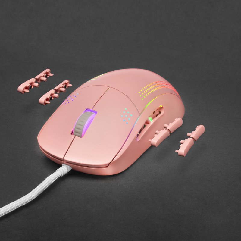 Mars Gaming MMPROP Ratón Gaming RGB 32000 DPI Rosa | PcComponentes.com
