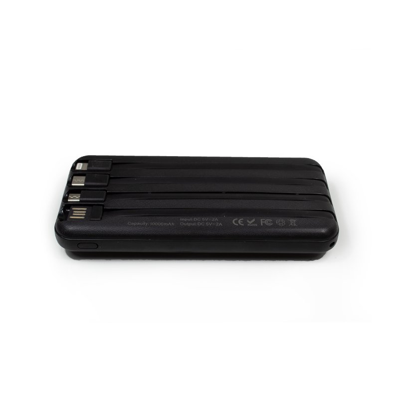 Cool Powerbank 10 000 mAh 4 Connexions + Chargement Sans Fil Noir ...