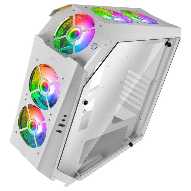 Mars Gaming MC51W Cristal Templado USB 3.0 Blanca | PcComponentes.com