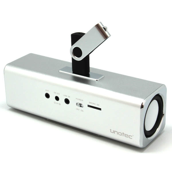 Unotec Jaxter Altavoz MP3 Gris |PcComponentes | PcComponentes.com