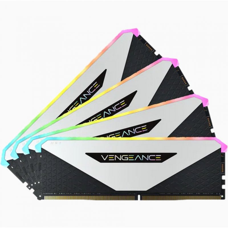 Corsair Vengeance RGB RT Blanco DDR4 3200MHz 32GB 4x8GB CL16 ...