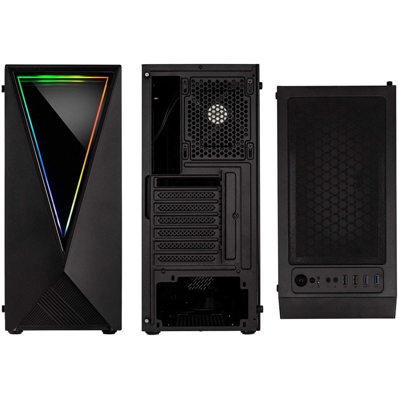 Kolink Void RGB Verre Trempé USB 3.0 Noir | PcComponentes.fr