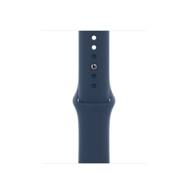 Apple Watch SE 2021 GPS 40mm Aluminio Plata con Correa Deportiva Azul ...