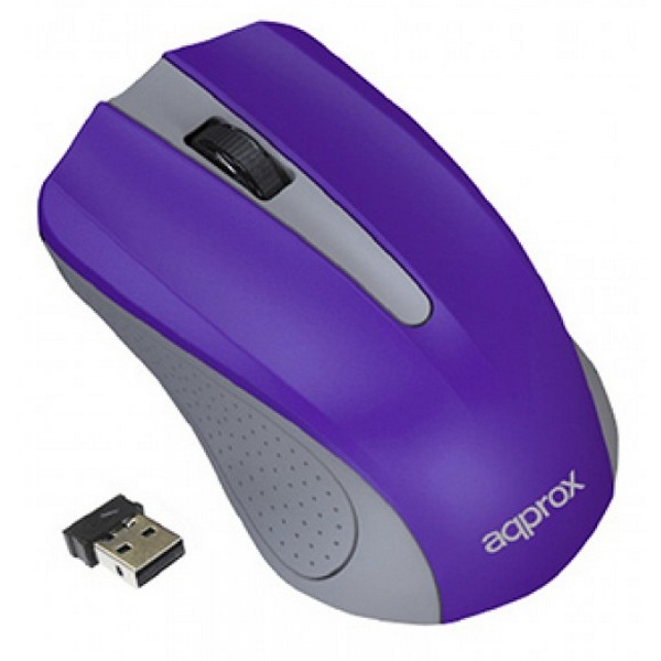 Approx Optical Mouse Wireless Purpura |PcComponentes