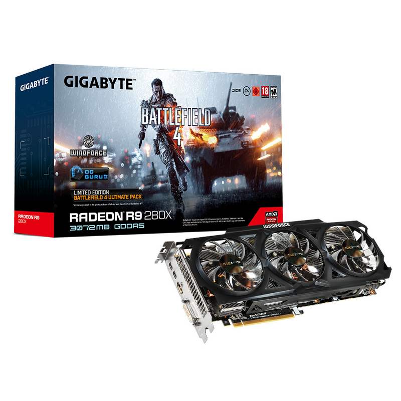 Gigabyte Radeon R9 280X OC 3GB GDDR5 Battlefield 4 |PcComponentes ...