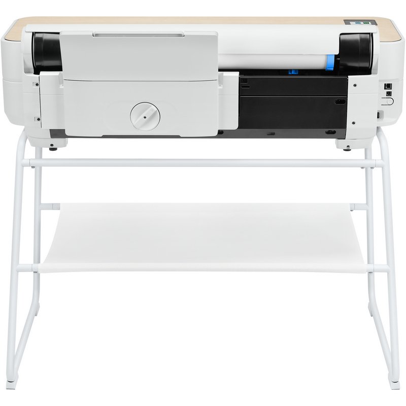 HP DesignJet Studio Impressora de Grande Formato 24 Polegadas a Cores WiFi Branco/Madeira ...